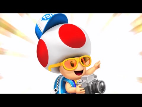 Toad (tourist) Gameplay - Mario Kart Tour - YouTube
