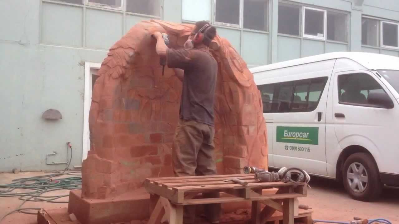 Brick sculpture - YouTube