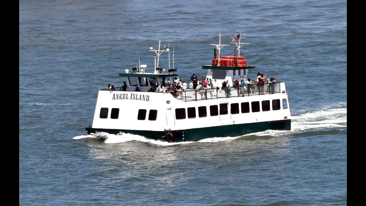 Ferry Ride From The Angel Island To Tiburon, San Francisco Bay ...