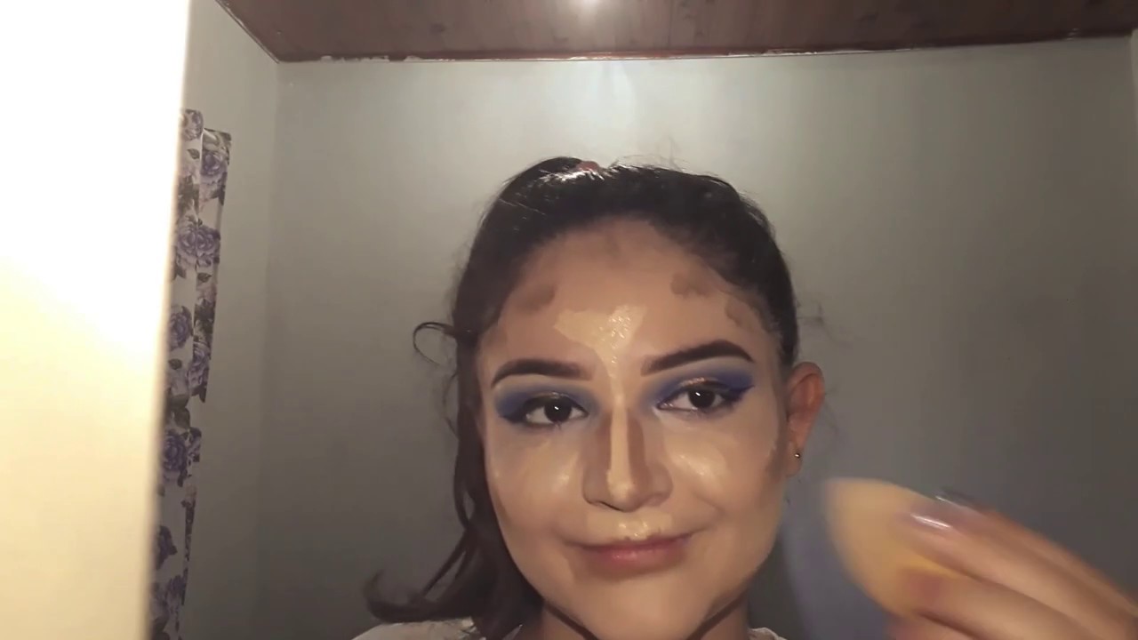 tutorial de make azul!!!! baphonicaa | Lívia Leandro - YouTube