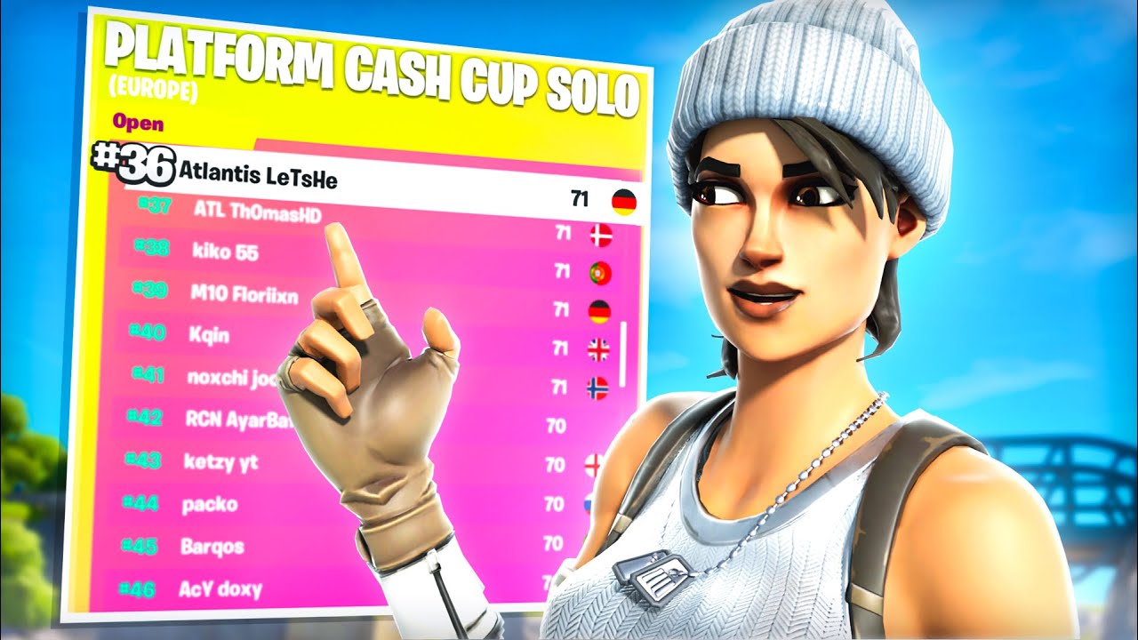 How I ALWAYS Place in Solo Cash Cups (36th Place w/ 71 points) - YouTube