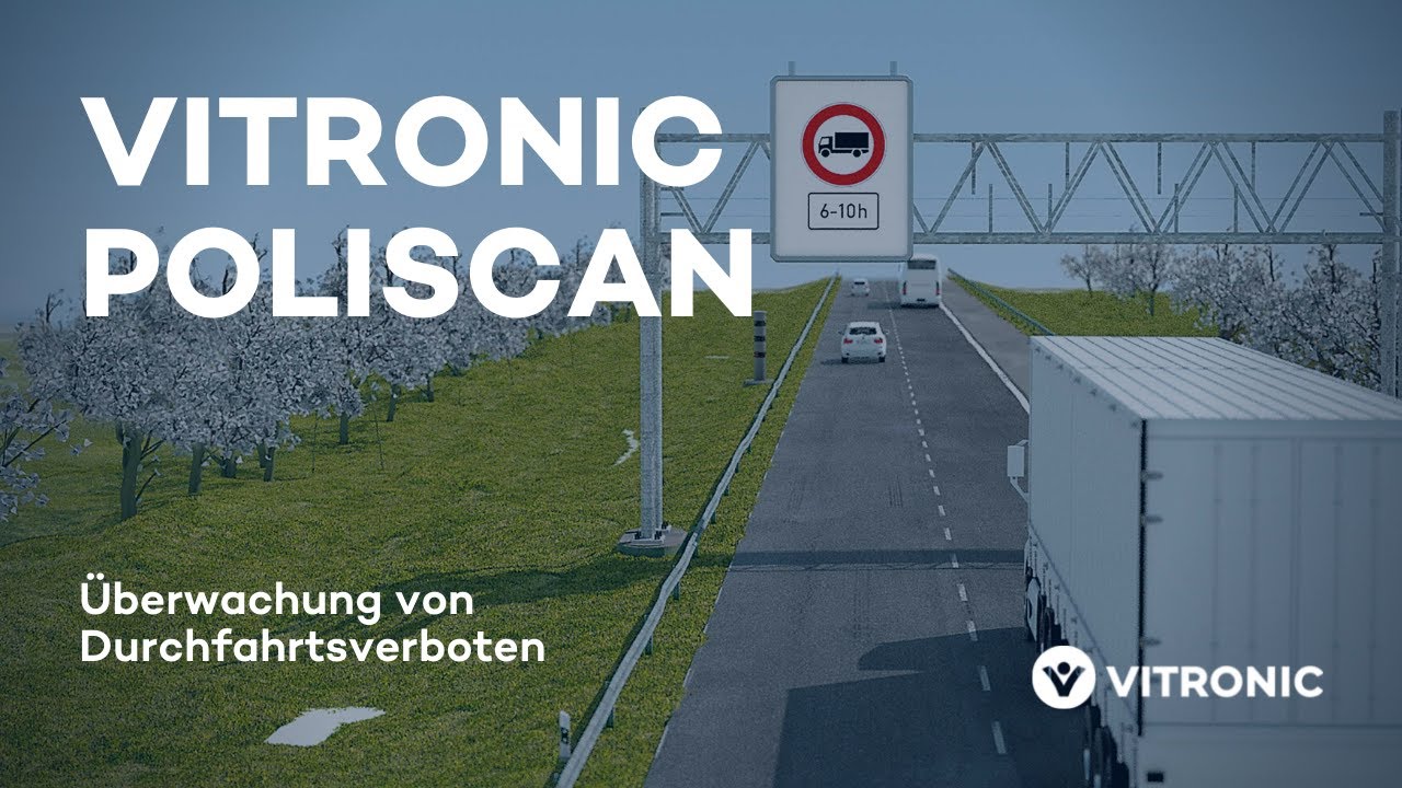 POLISCAN: Monitoring Bans on Through Traffic | VITRONIC - YouTube