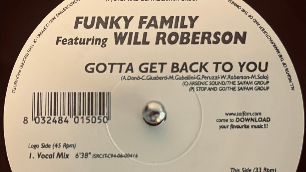Funky Family feat. Will Roberson - Gotta get back to you (Vocal Mix ...