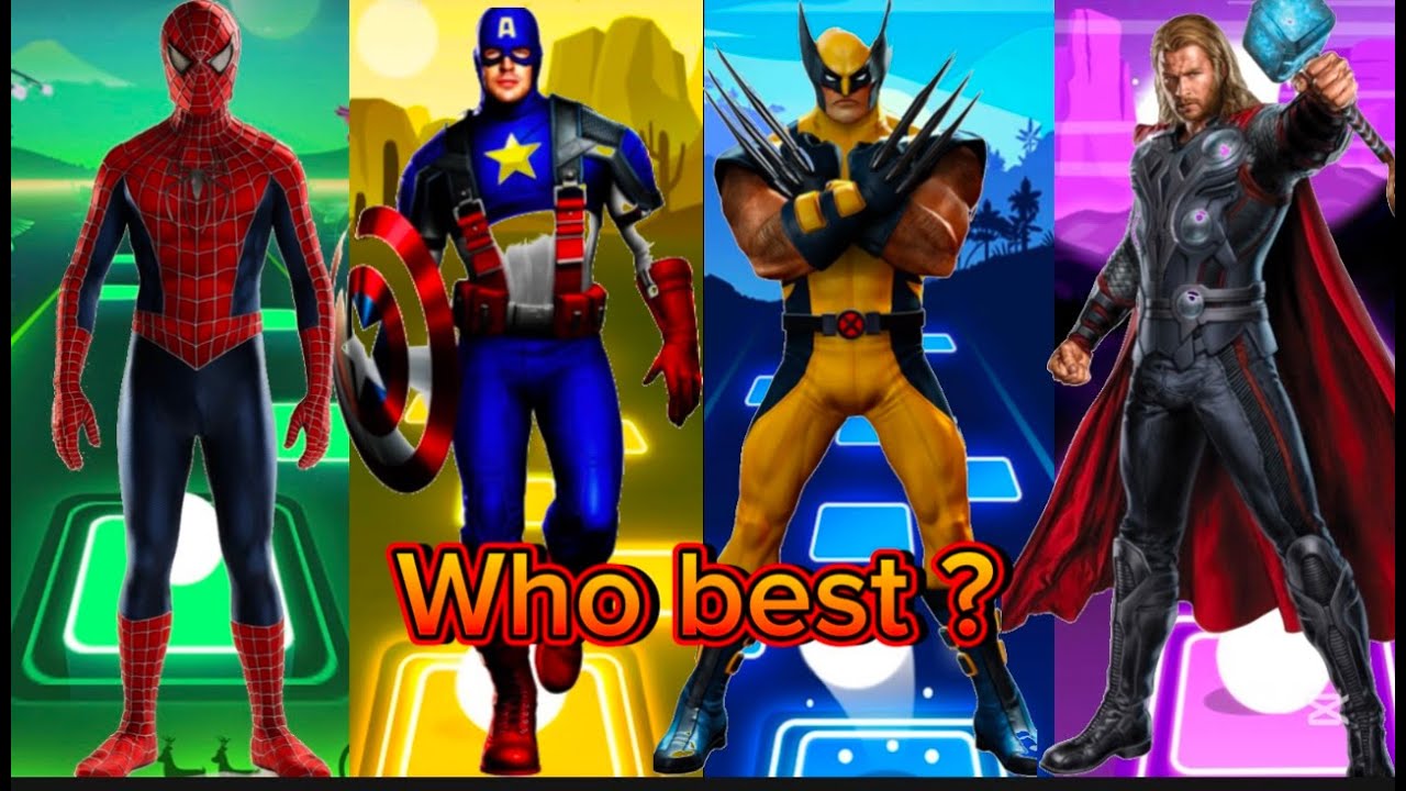 Tileshop and SPIDERMAN SEPER HERO AND FRIENDS - YouTube