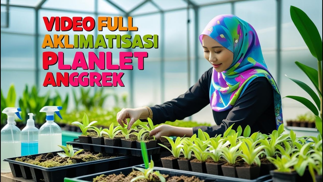 VIDEO FULL AKLIMATISASI PLANLET ANGGREK By Imas Aisyah - YouTube
