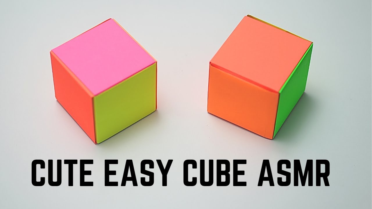 Paper ASMR Origami Cube How To Make Paper Cube Without Glue Paper Paper ASMR Origami Cube How To Make Paper Cube Without Glue Paper