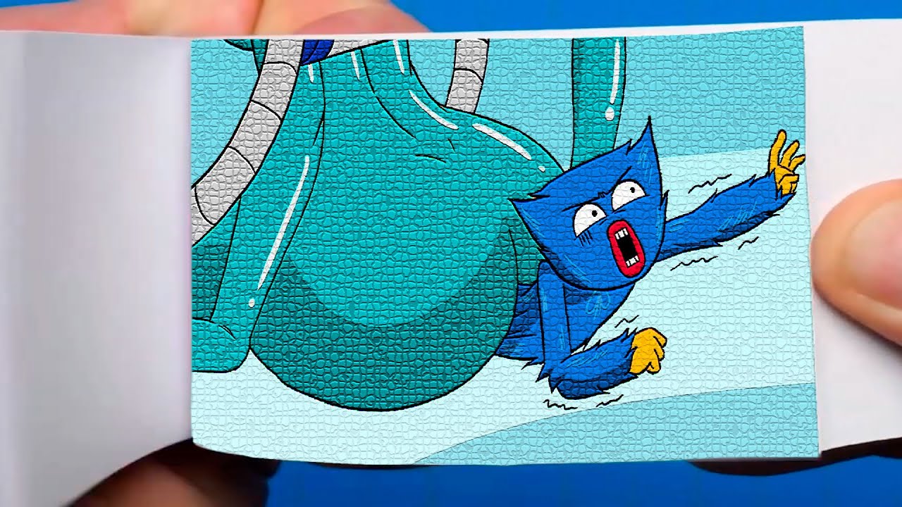 Huggy Wuggy Is So Sad With Player Poppy Playtime Animation Flipbook
