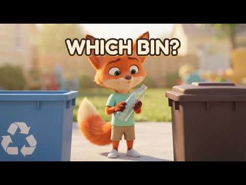 Zootopia 2🦊🐰: Foxbun Learns to Sort Trash and Recycle