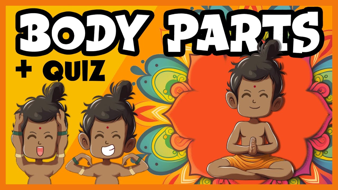 Learn your BODY PARTS with Fun in India 💪🏽 Kids World Tour 🌏 - YouTube
