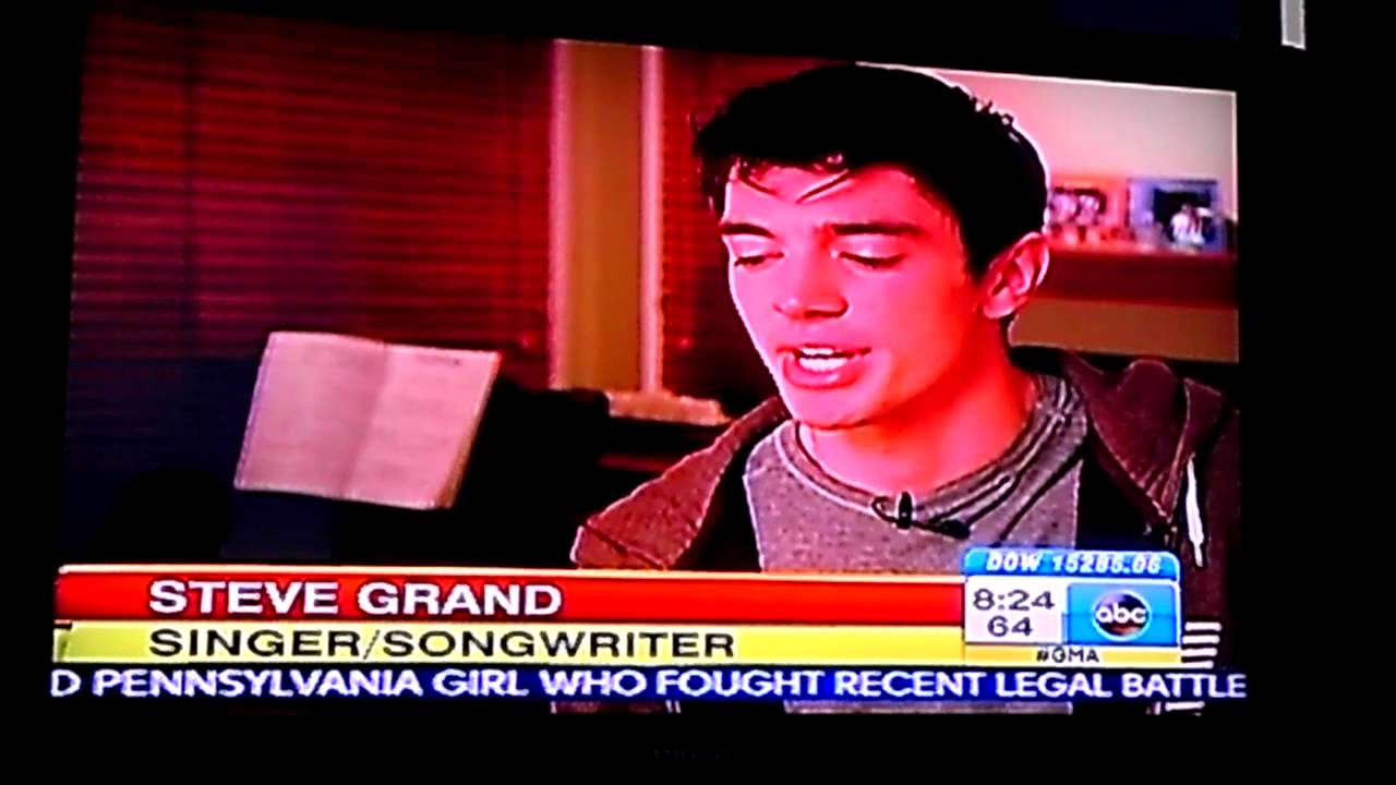 Steve Grand on Good Morning America - YouTube