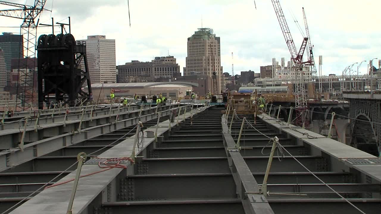 Phase one of innerbelt bridge project nearing an end - YouTube