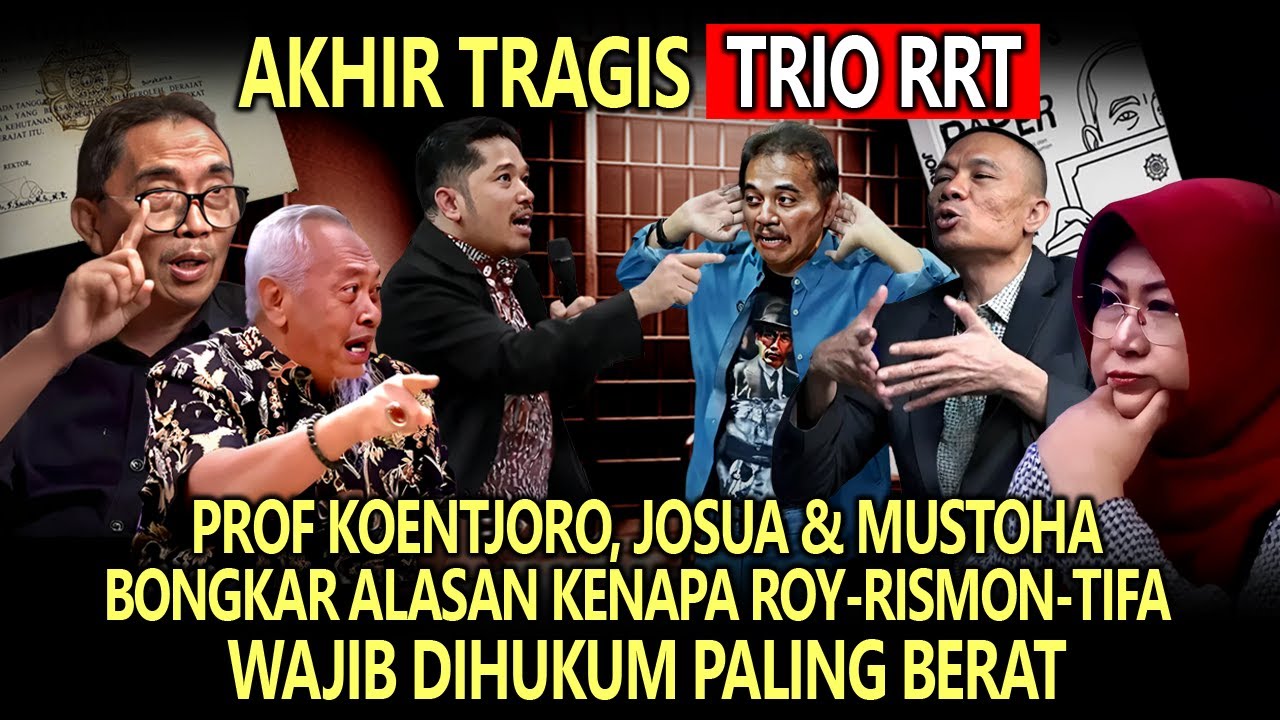 AKHIR TRAGIS PROF KOENTJORO, JOSUA, MUSTOHA BONGKAR ALASAN KENAPA TRIO ...