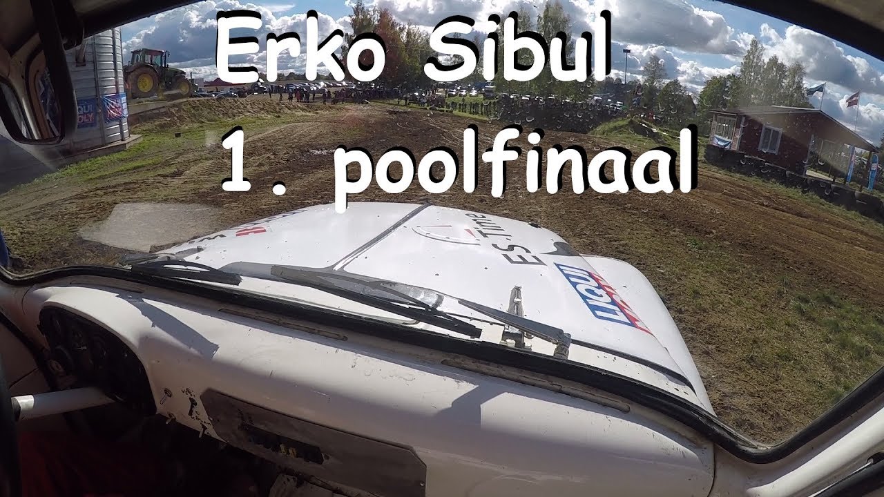Eesti Autokrossi Meistrivõistlused 6.etapp Erko Sibul 1.Pf - YouTube