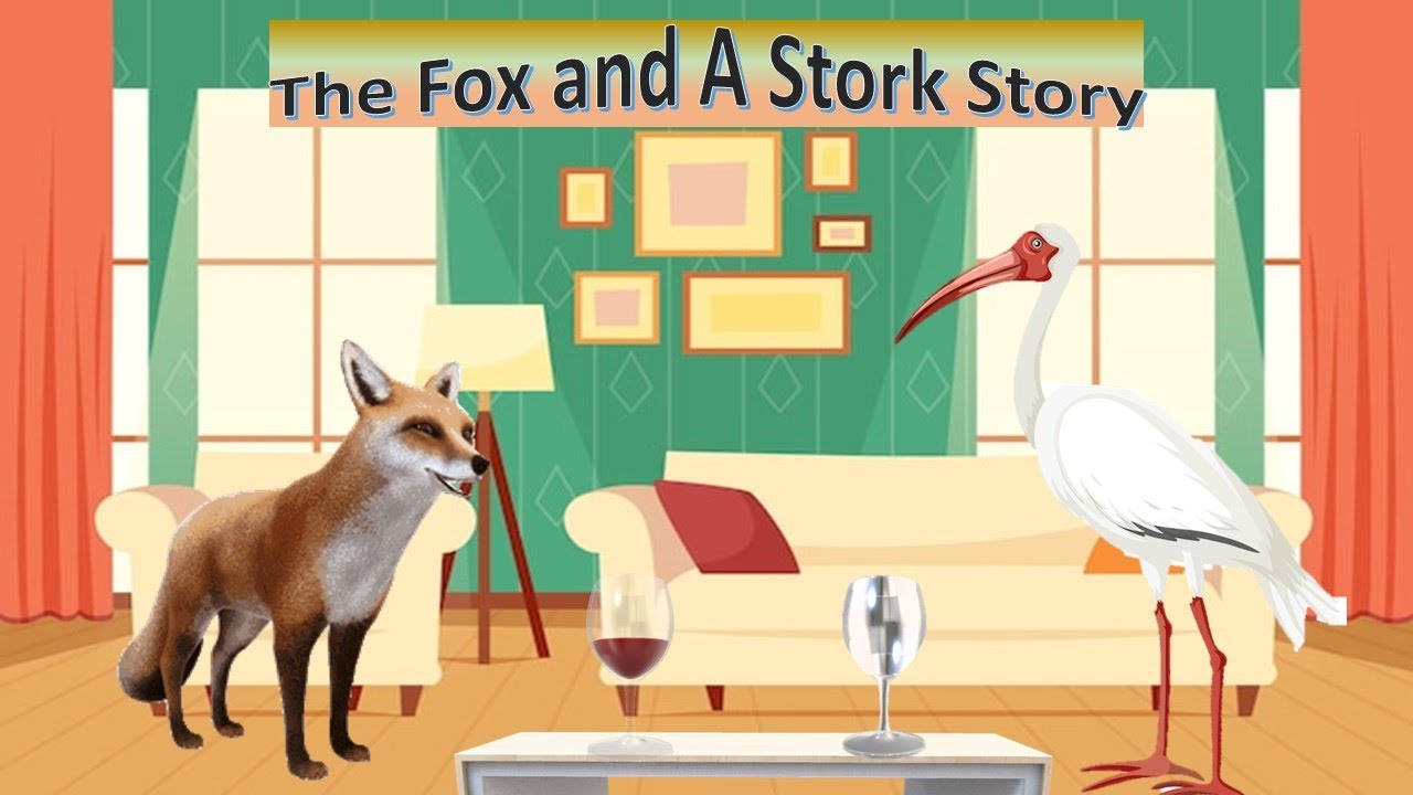 Fox and Stork story | kids stories in English |Story in English | - YouTube