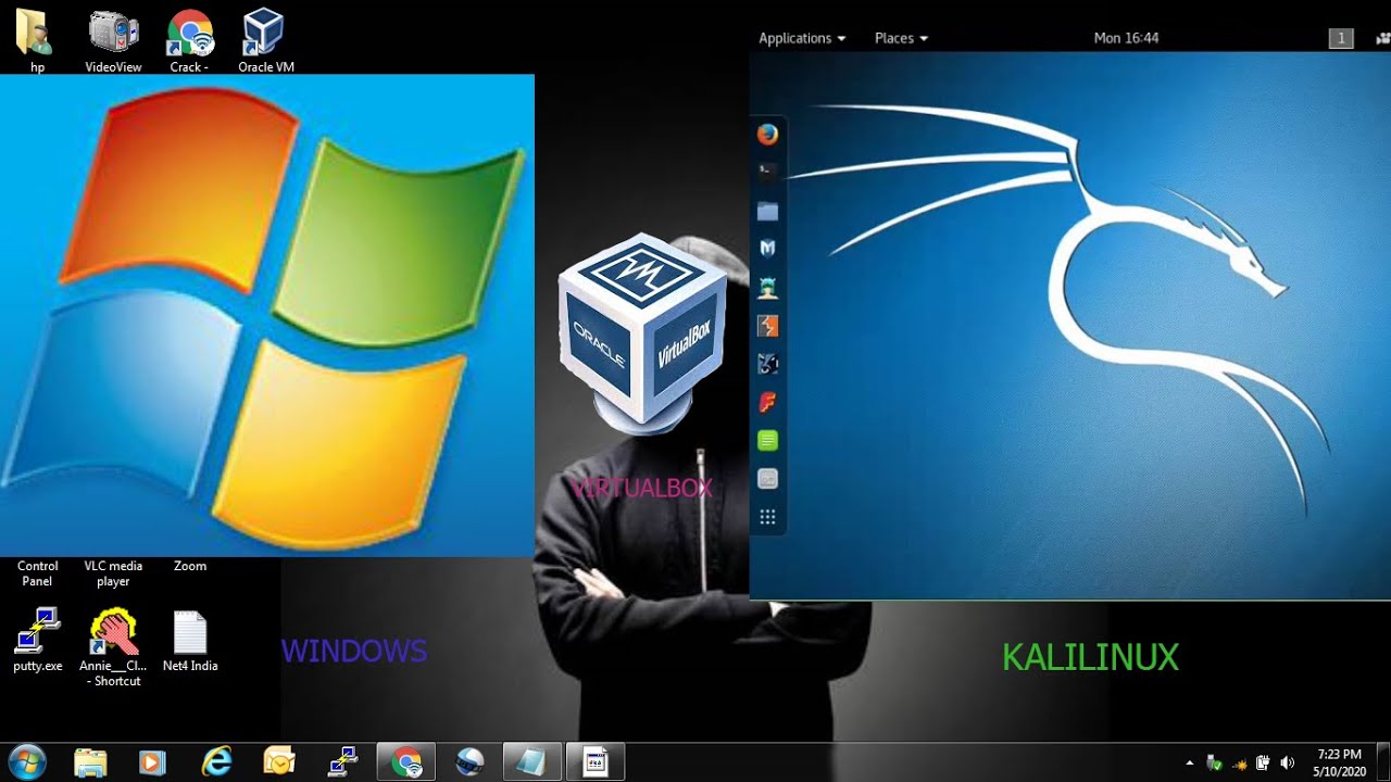 How to install kali linux OS in virtualbox for windows 7,8,10 - YouTube
