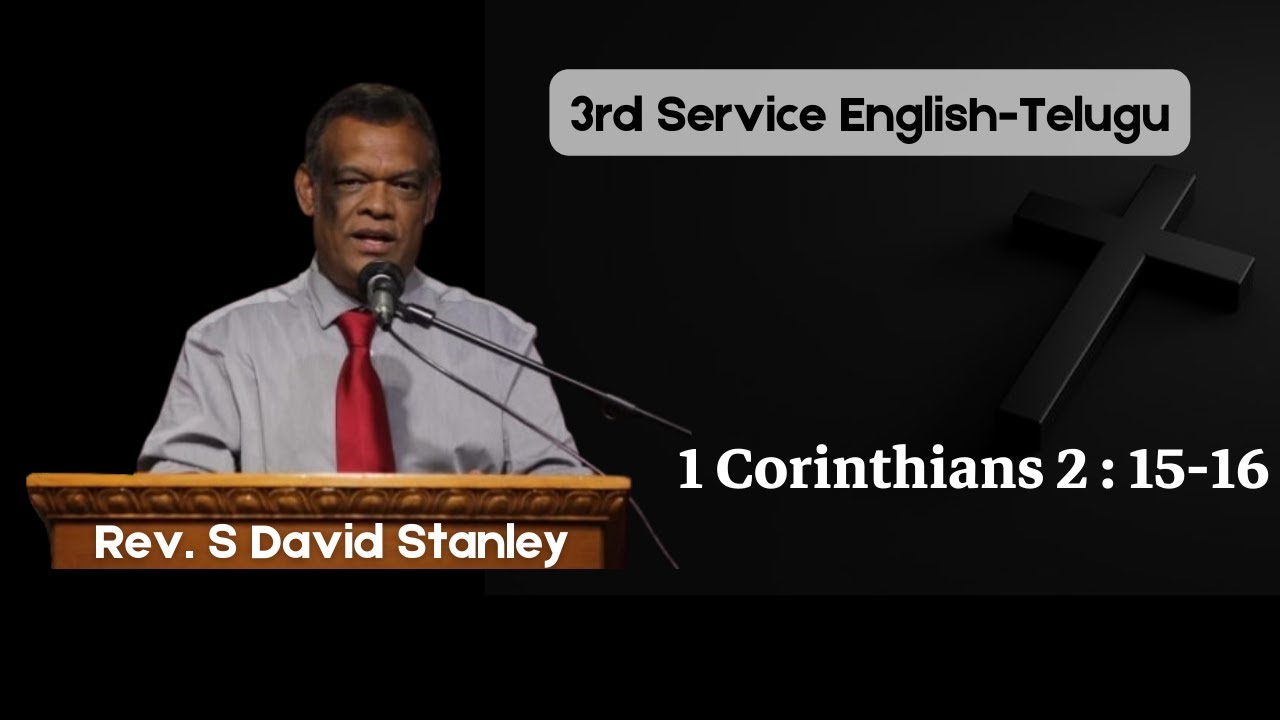 Rev. S David Stanley | Bethesda AG | 3rd Service | 27th Oct 2024 - YouTube