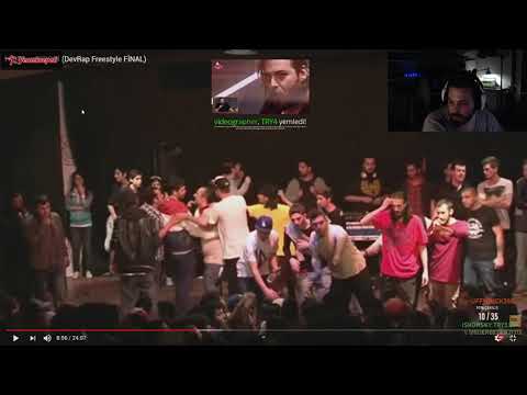 ELRAEN - Devrap Freestyle Finalini İzliyor HİDRA Ve GROGi KAVGA !!