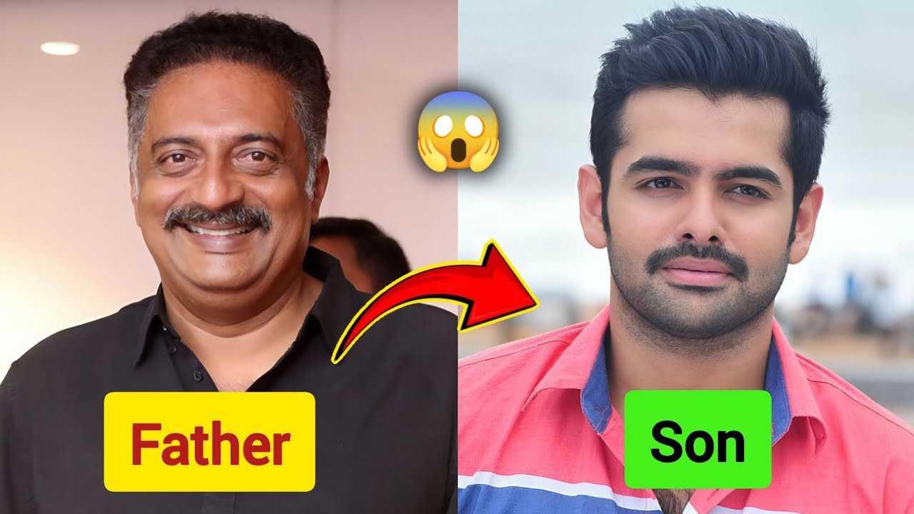 60 Famous South Indian Actors with Their Real Life Fathers | Son and ...