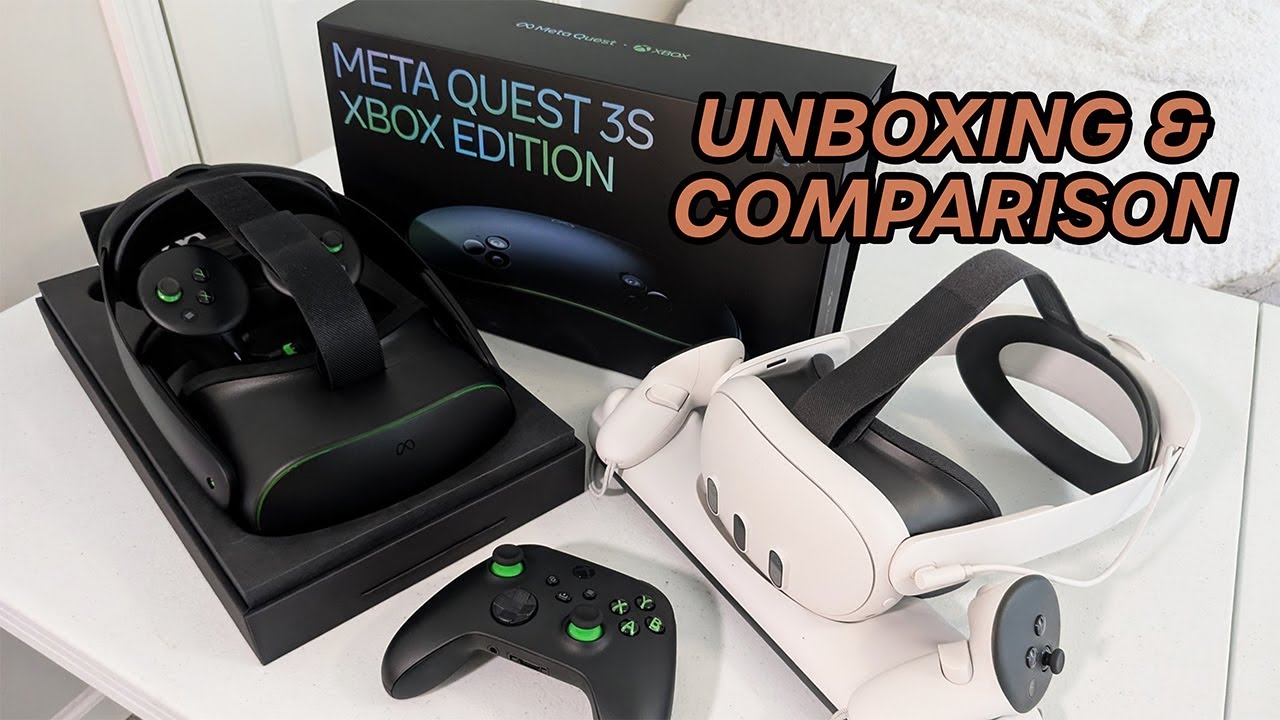 Xbox VR Headset: Meta Quest 3S Black Edition | Comparison vs Quest 3 ...
