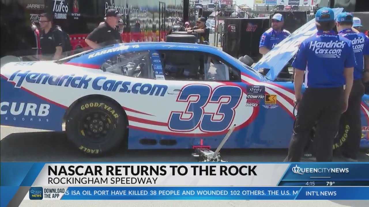 NASCAR returns to Rockingham Speedway - YouTube