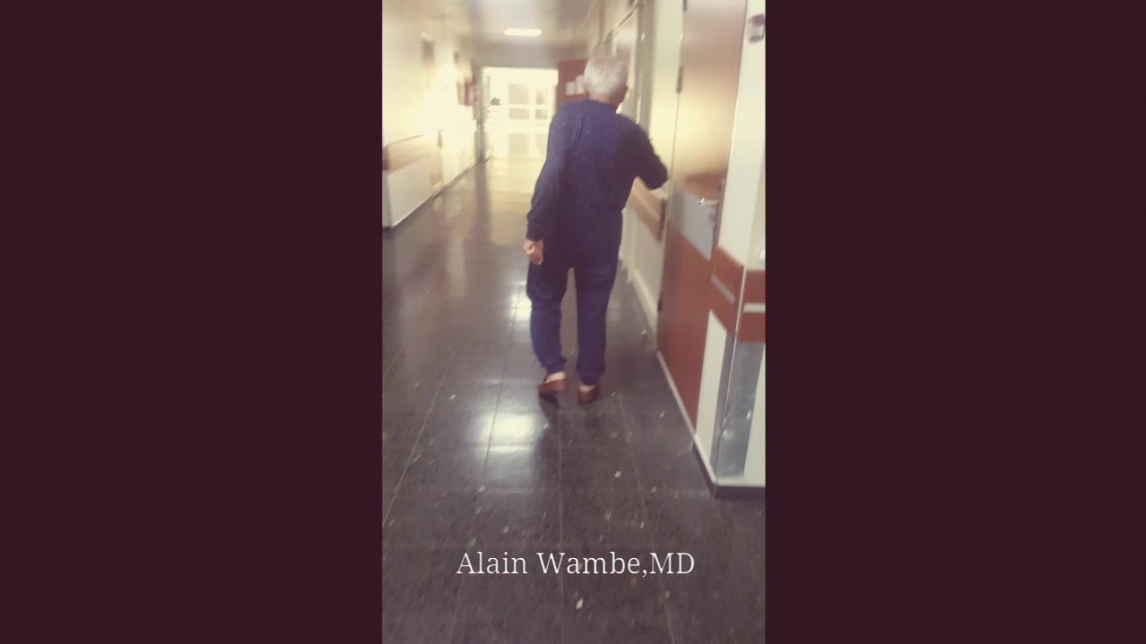 Right slap gait/steppage gait/foot drop in a post-operative patient ...
