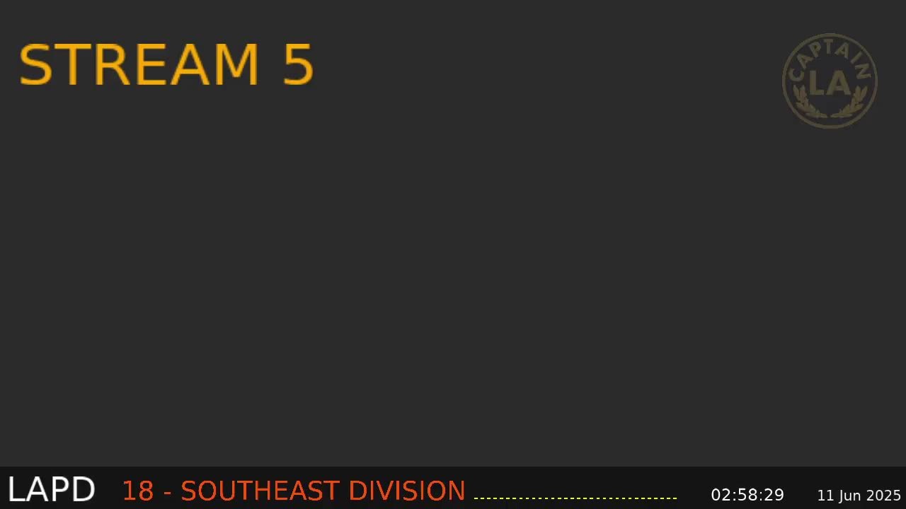 Stream 5 - LAPD Southeast Div (or major incidents) LIVE Scanner Feed ...