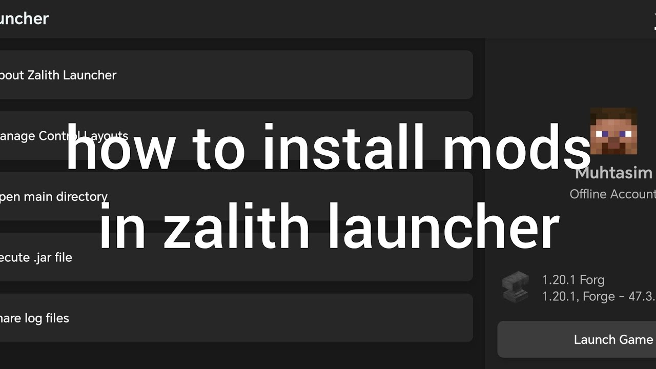 how to install mods in zalith launcher | MC Java Mobile #Minecraft #minecraftmodded - YouTube