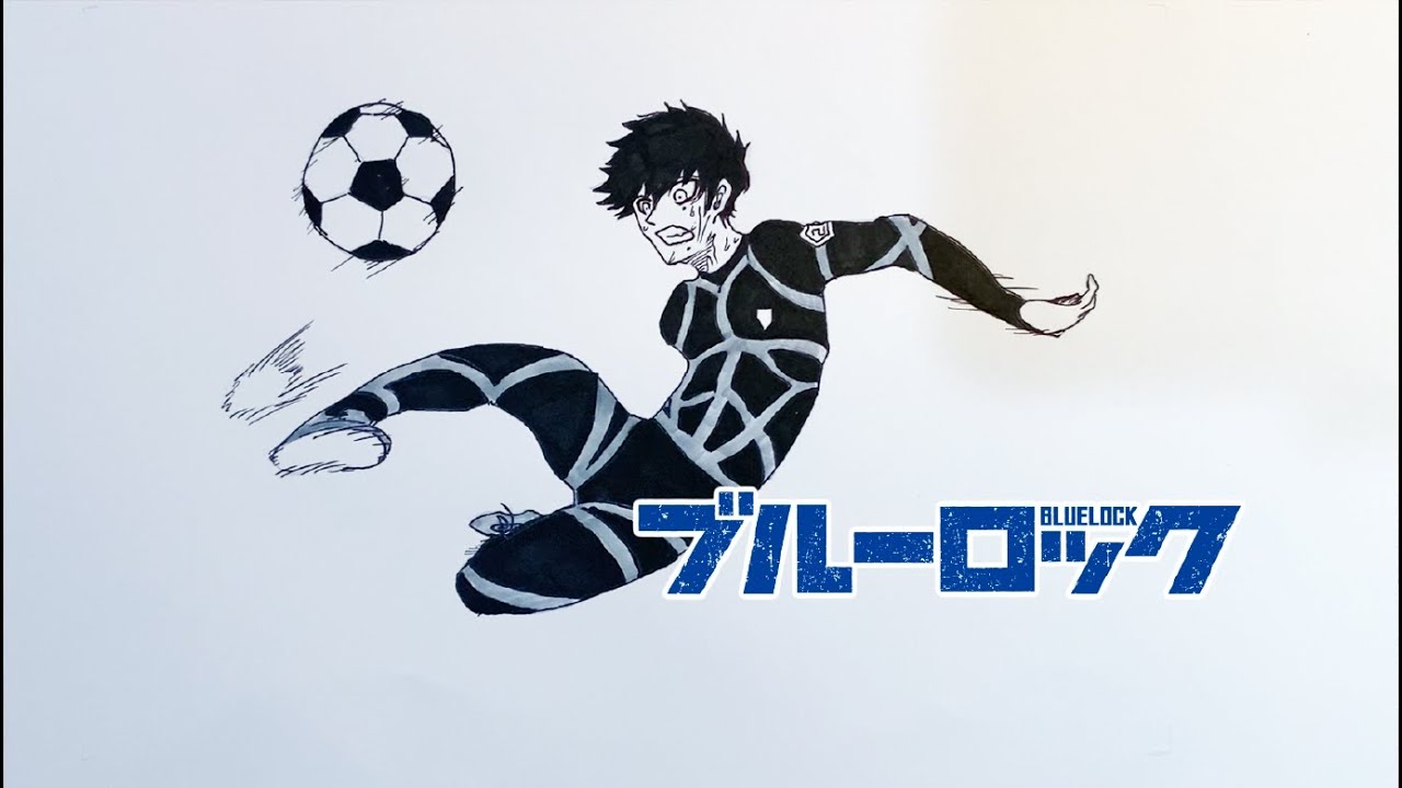 Drawing Isagi Yoichi Direct Shoot from anime "Blue Lock" | Blue Lock ...