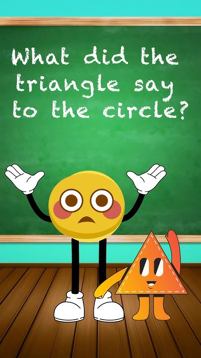 What did the triangle say to the circle? #funny #jokes #comedy - YouTube