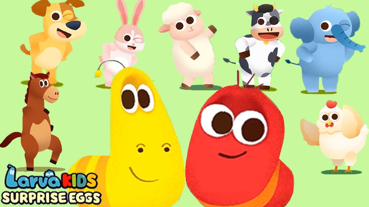 [NEW] IN THE ANIMAL WORLDㅣAnimal SongㅣNursery Rhymes For KidsㅣLarva ...