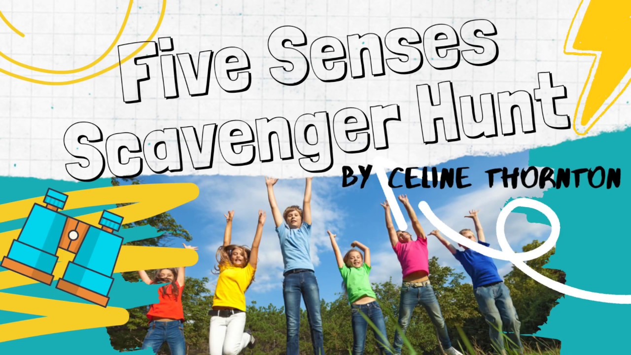 Five Senses Scavenger Hunt - Fun For All Ages! - YouTube