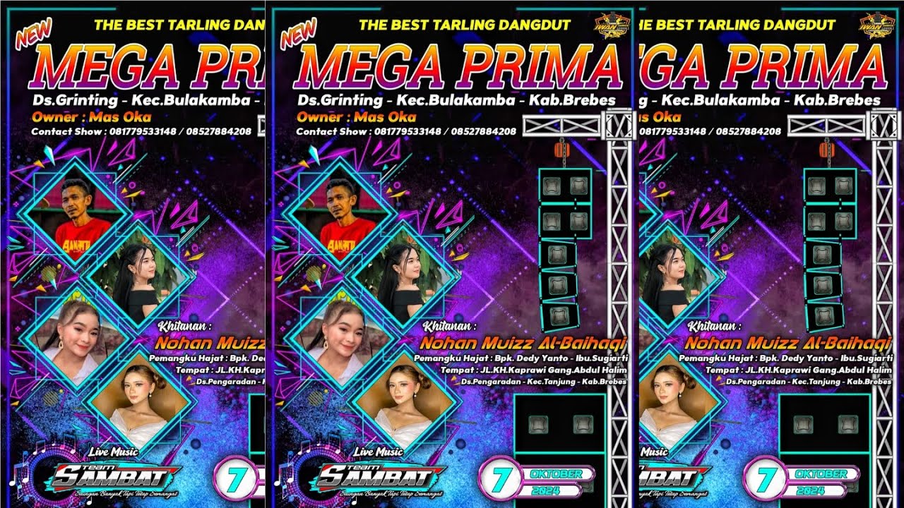 🔴 LIVE - THE BEST TARLING DANGDUT - NEW MEGA PRIMA - PENGARADAN 7 OKT ...