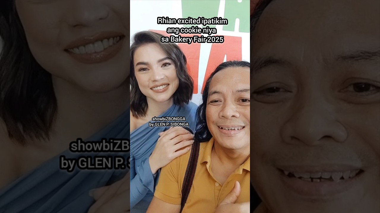 Rhian Ramos excited nang ipatikim ang cookie niya sa Bakery Fair 2025 # ...