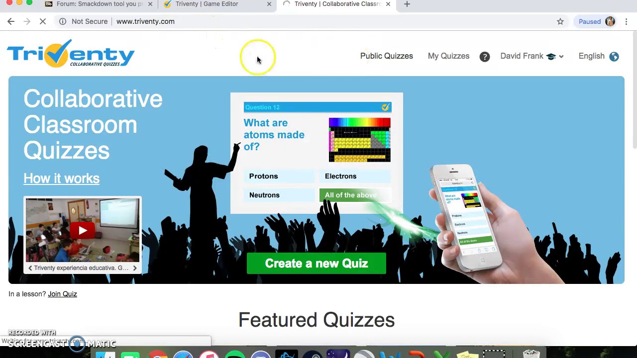 Triventy Screencast - YouTube
