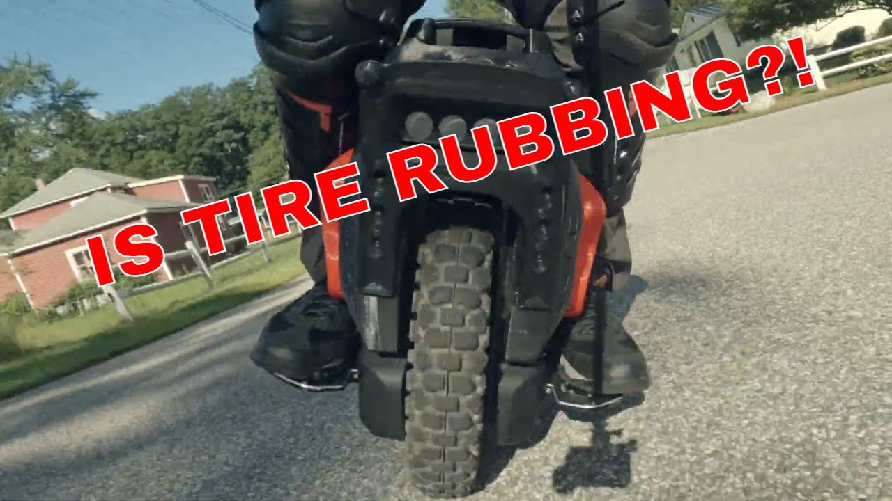 SHINKO 244 TIRE RUBBING ON MY BEGODE MASTER EUC? - YouTube