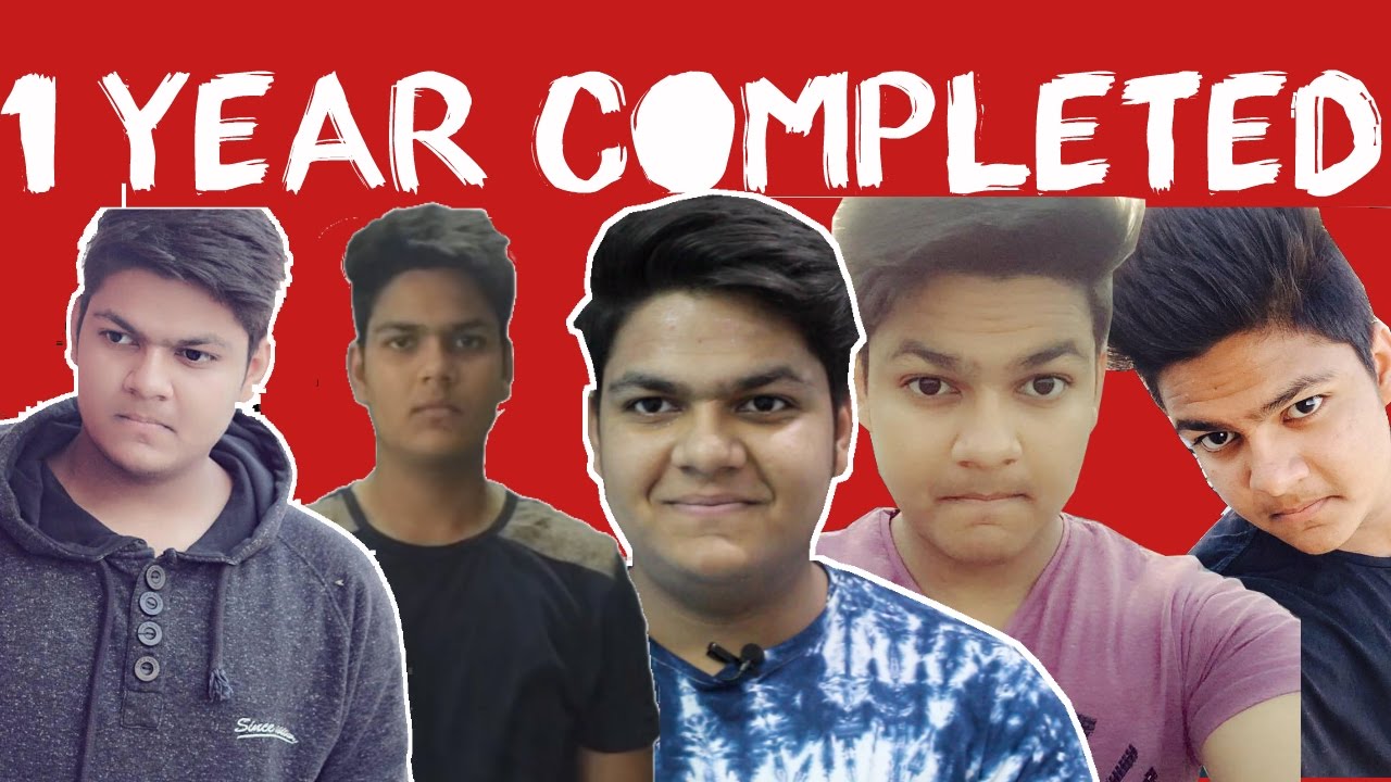 1 YEAR COMPLETED YouTube