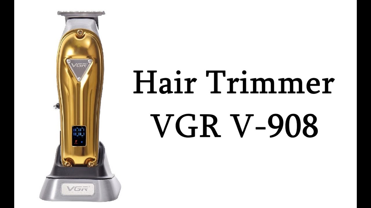 თმის საკრეჭი მანქანა VGR V-908 - YouTube