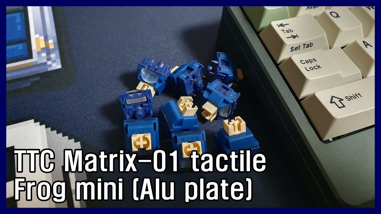 Frog mini TTC Matrix-01 tactile / 프로그 미니 TTC 매트릭스 택타일 - YouTube