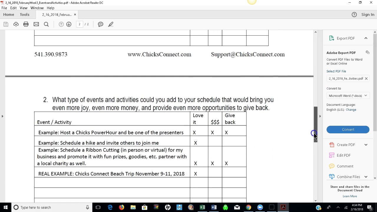 February Week 3 - Events and Activities - YouTube
