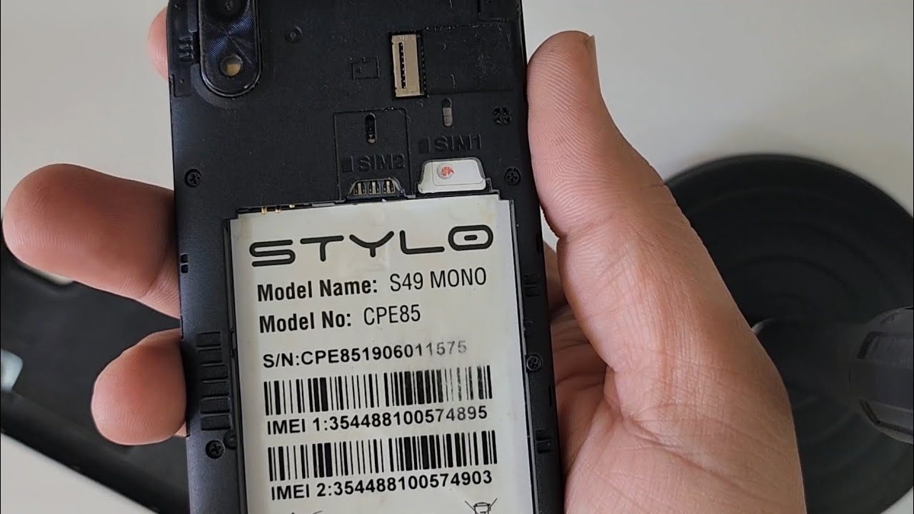 how to remove stylo s49 mono google account - YouTube