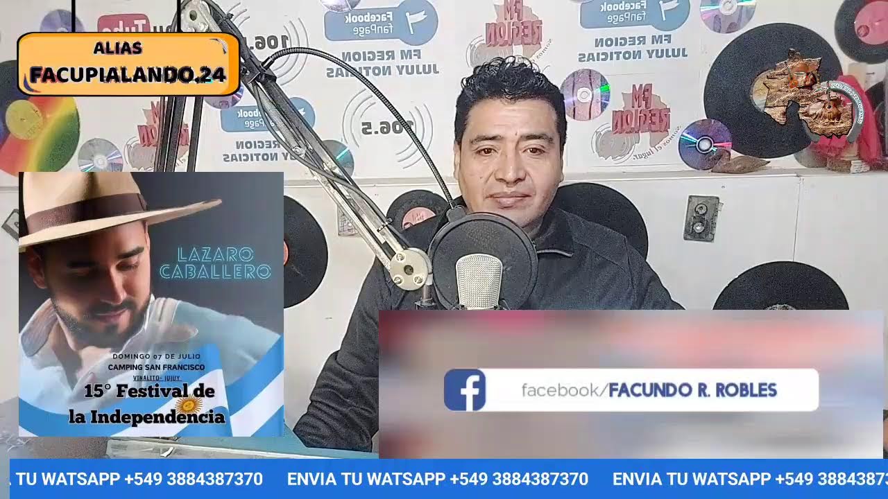 Transmisión en directo de FACUNDO ROBLES PIALANDO TRADICIONES - YouTube