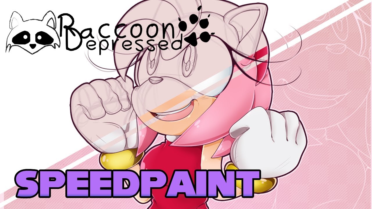 Amy Rose | SpeedPaint - YouTube