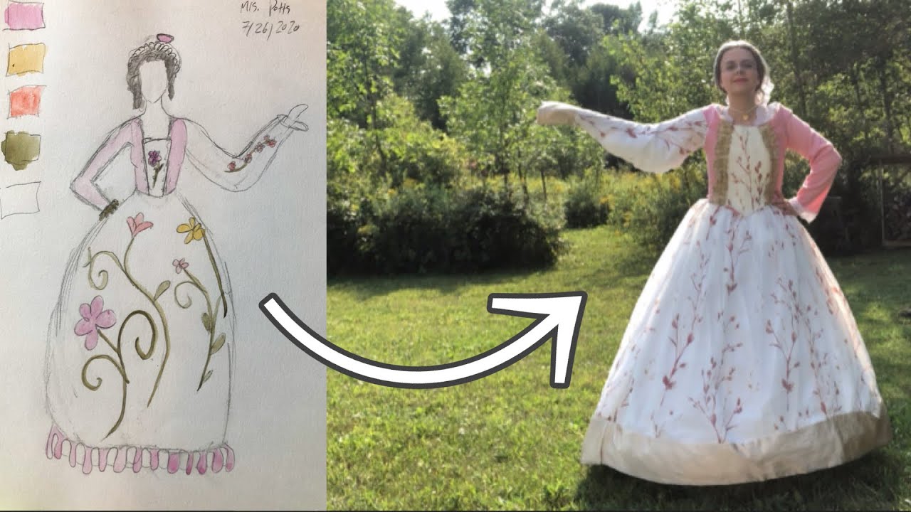 Finishing my Mrs. Potts Costume | Following a Micarah Tewers Tutorial ...