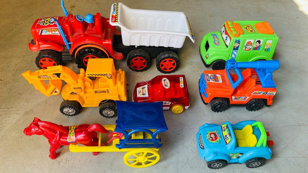 jch Bulldozer Wala Cartoon Toy Car Military Tank Horse Rickshaw #jcb # ...