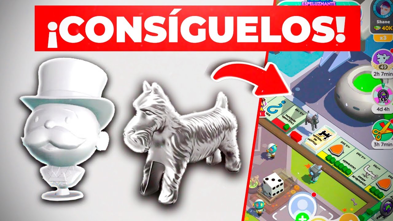Como CONSEGUIR PEONES en Monopoly Go 😲👉 Obtenerlos TODOS! Sr Monopoly ...