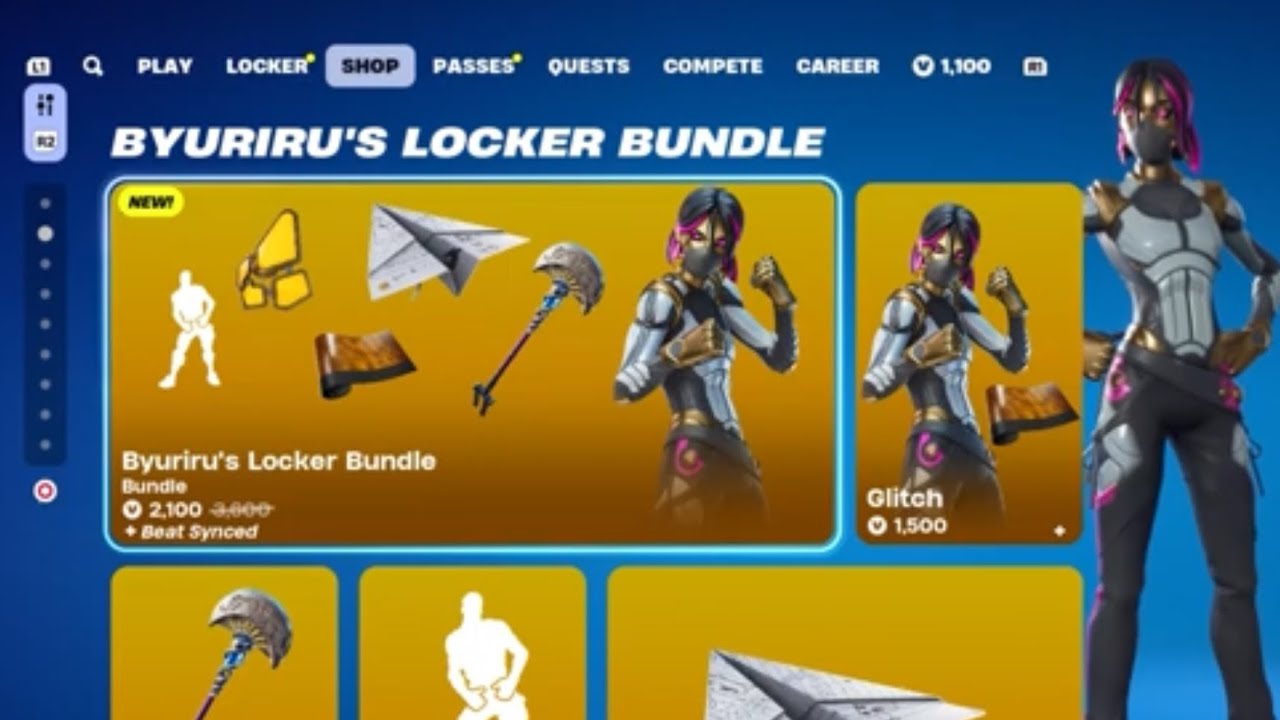 New skin and Byuriru’s Locker Bundle - Dec 11 2024 item shop [Fortnite ...