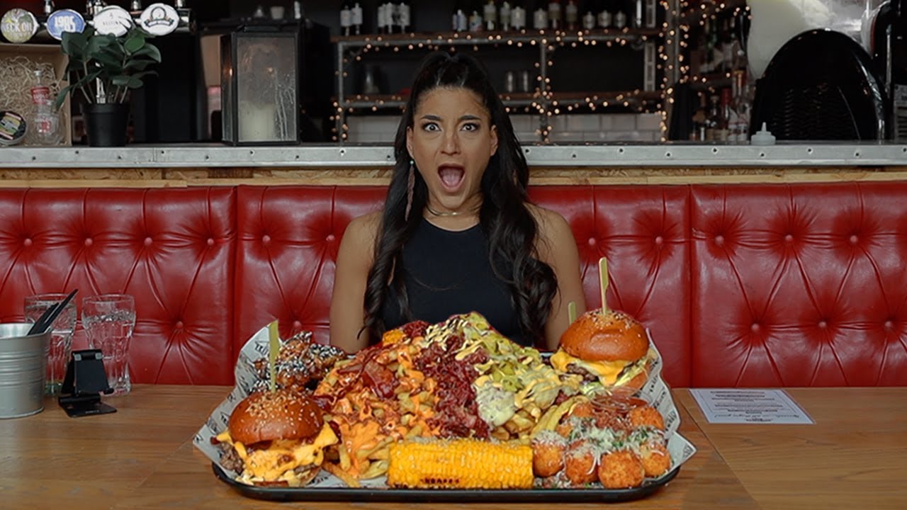 UNDEFEATED PHAT BOY BURGER TRAY CHALLENGE | BEEFY BOYS | @LeahShutkever ...