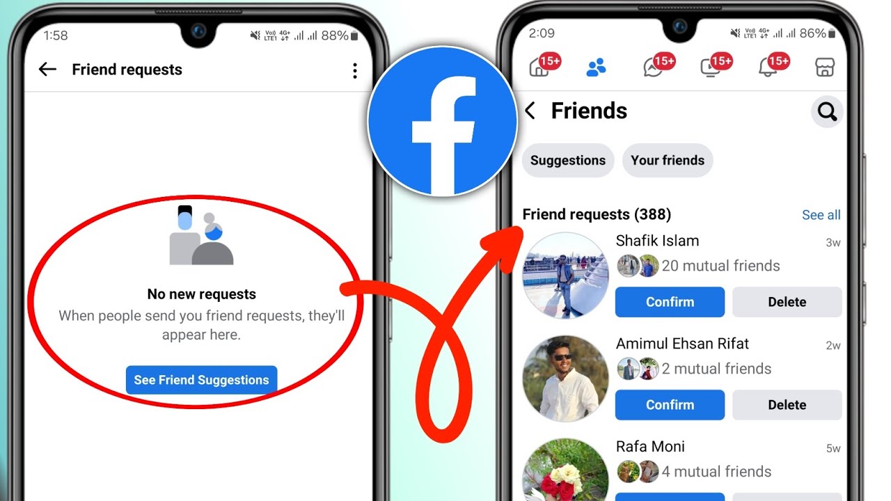 How to Fix Facebook No New Requests Problem- 2025 || Facebook Friend ...