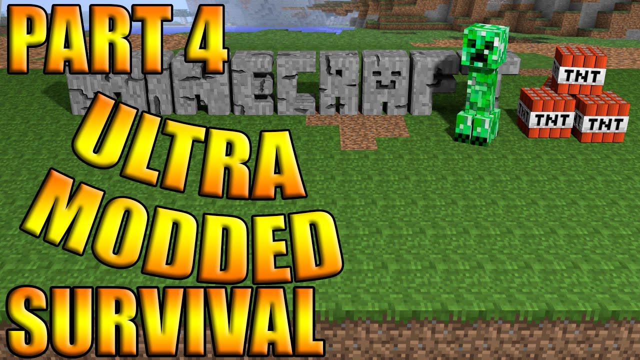 Minecraft: Ultra Modded Survival - Part 4 BLUE FLAME - YouTube