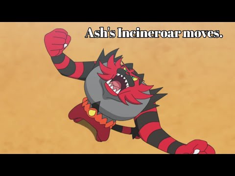 Ash's Incineroar moves. Important theroy about Incineroar moves. (Must ...